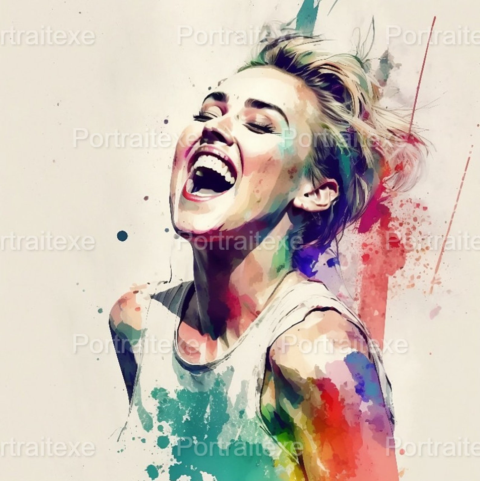 Miley Cyrus, Poster 4K, Digital Print, Home Decor, Instant Download, Wall Art, Printable ...