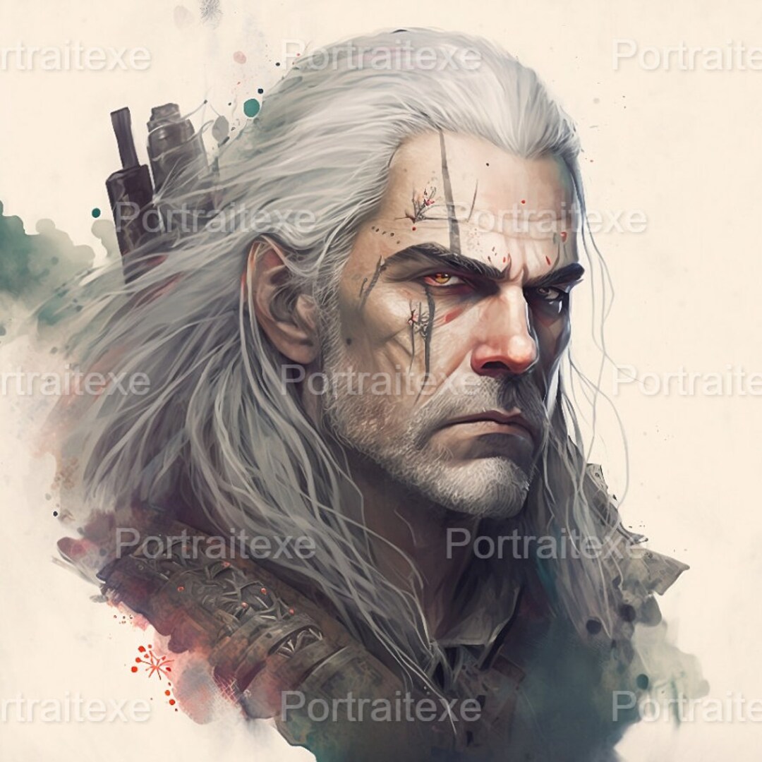 The Witcher Poster 4K, Geralt of Rivia, the Witcher Digital Print, the ...