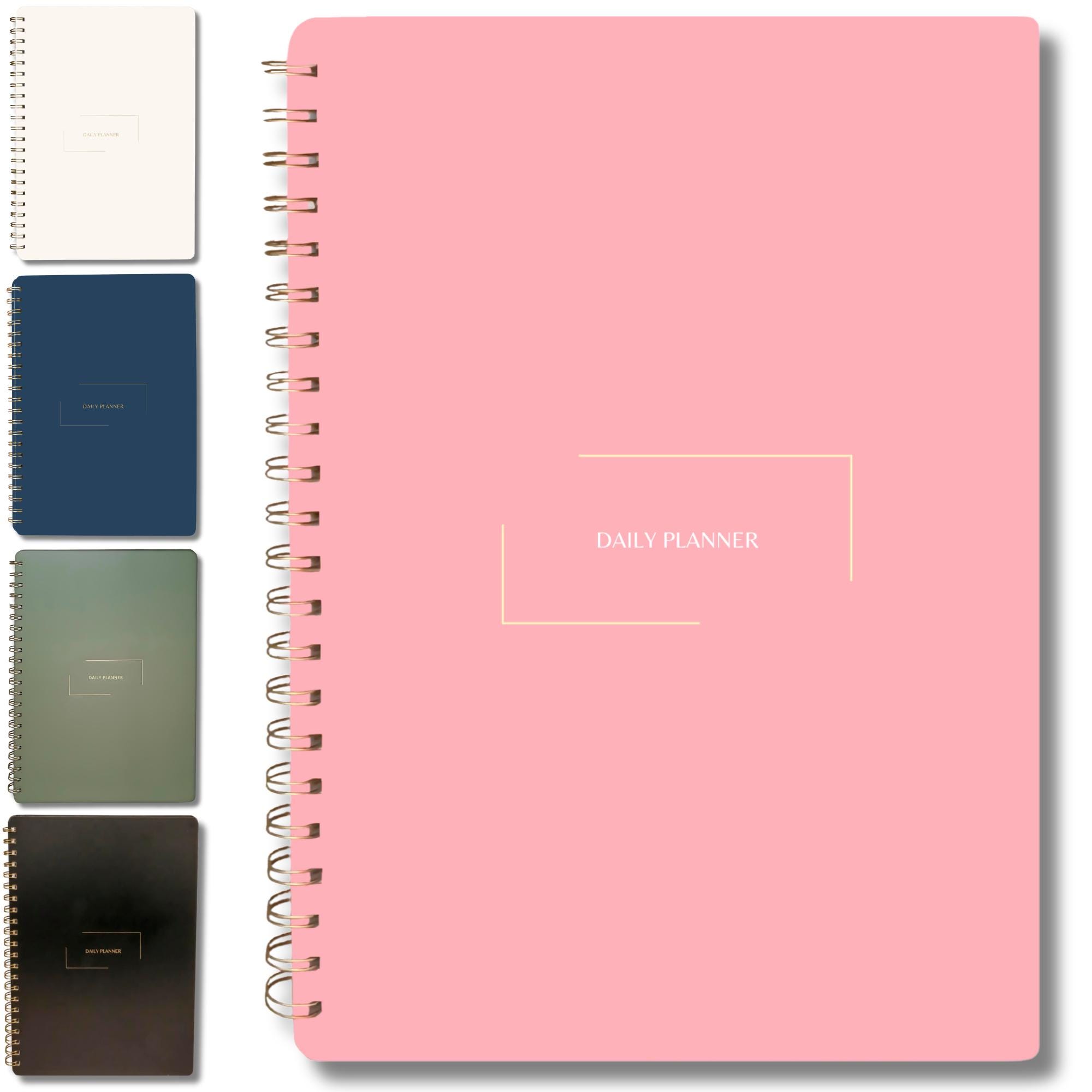 Undated Daily Planner (portrait) | Academic Productivity Planner | Goal ...