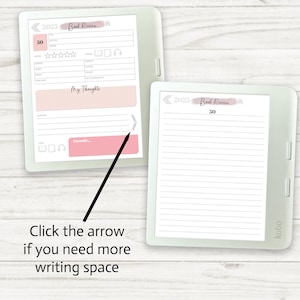 Digital Reading Journal 2025 for KOBO LIBRA COLOR - Review 150 Books ...