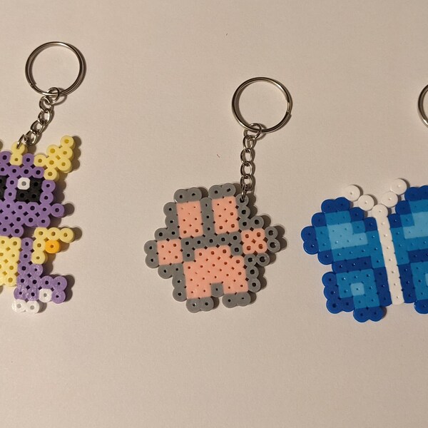 Perler Bead Keychain - Etsy