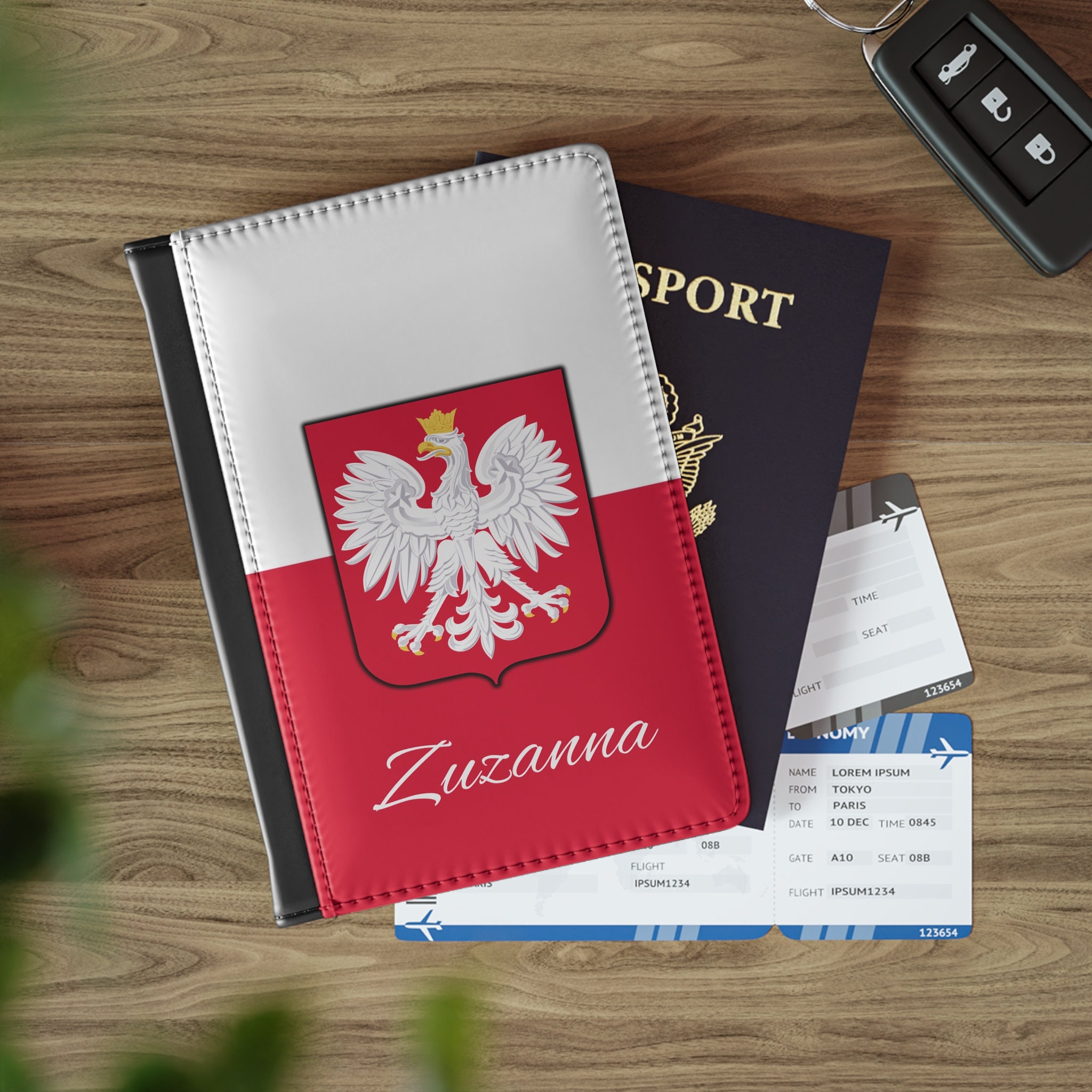 Poland Luxury Rfid-safe Passport & Card Holder - Polska - Etsy