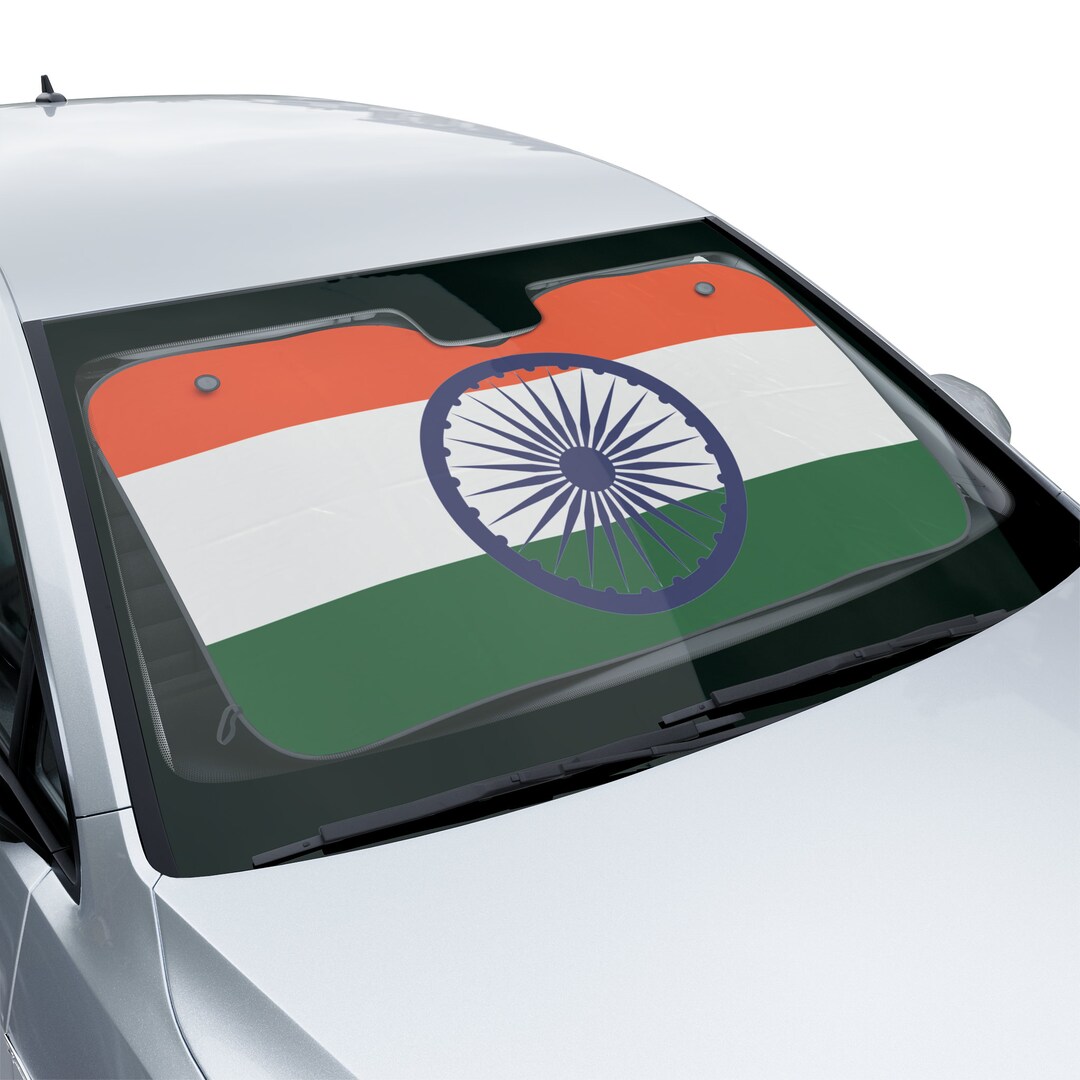 India Car Sun Shade - 30" X 55" - Bhārat - Etsy