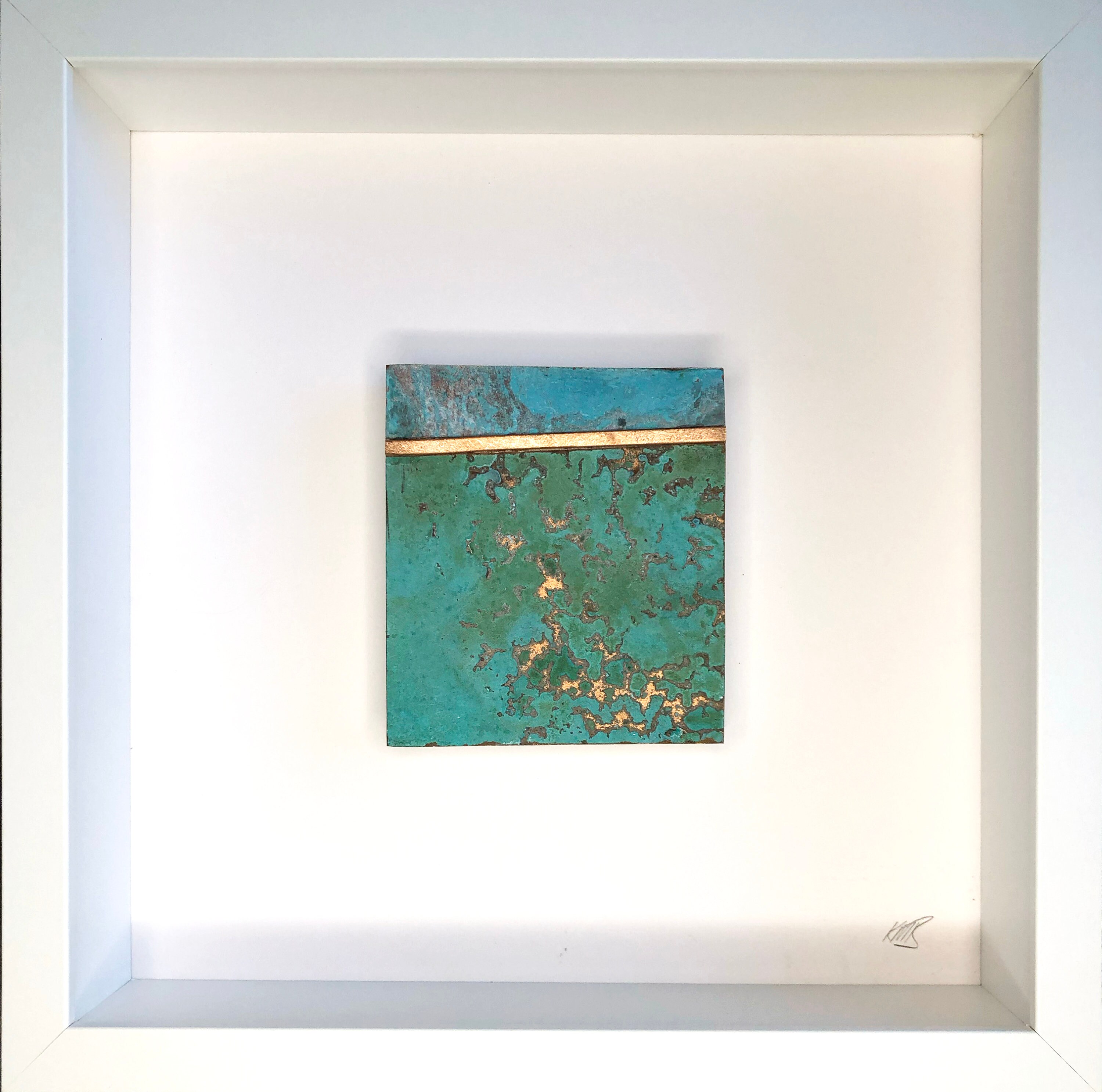 Handmade 3D Copper Patina Landscape Wall Art - Etsy