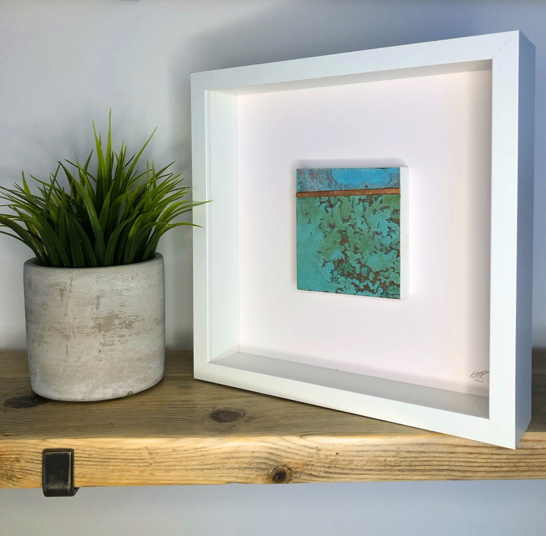 Handmade 3D Copper Patina Landscape Wall Art - Etsy