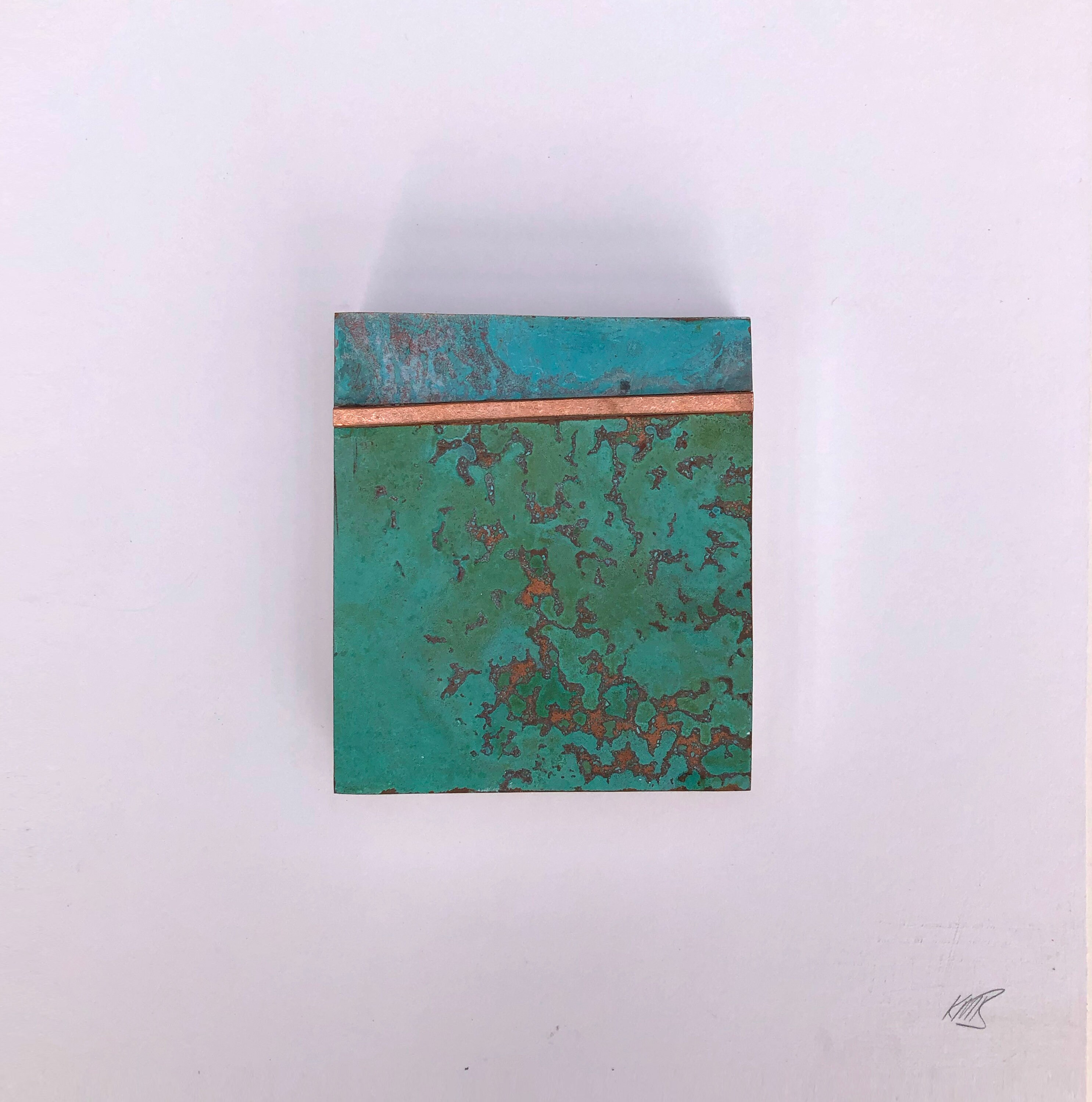 Handmade 3D Copper Patina Landscape Wall Art - Etsy
