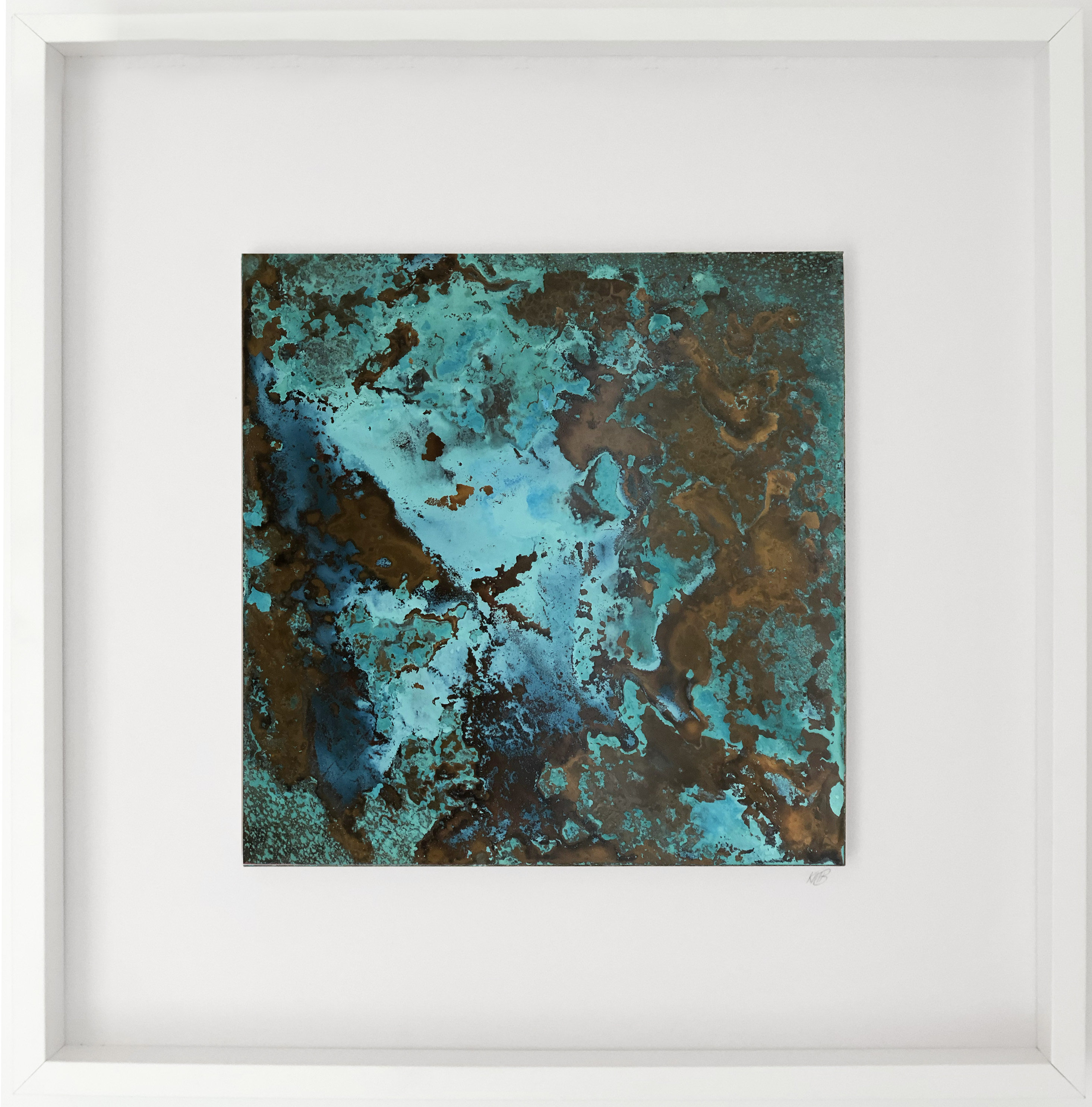 Handmade Contemporary Blue/purple Splash Copper Wall Art - Etsy
