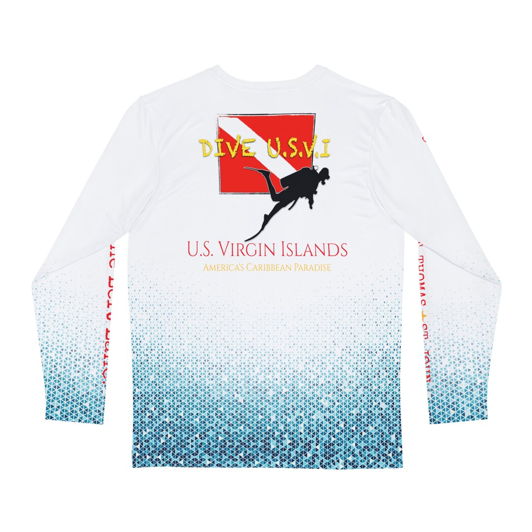 Mens Dive U.S.V.I Scuba Performance Long Sleeve Shirt - Etsy