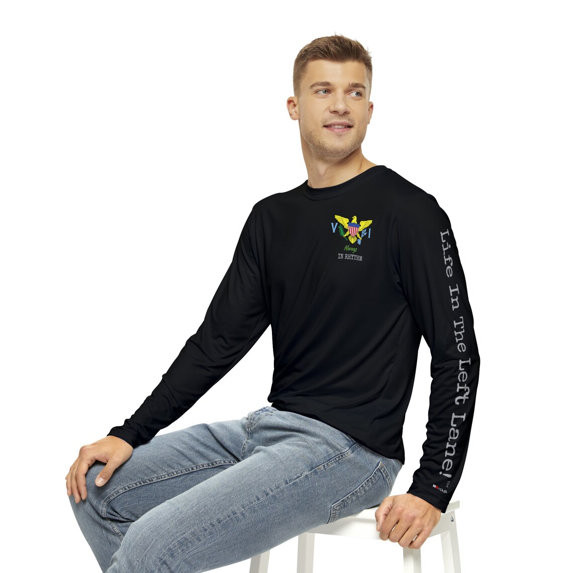 U.S. Virgin Islands Men's Performance Long Sleeve Shirt - Etsy