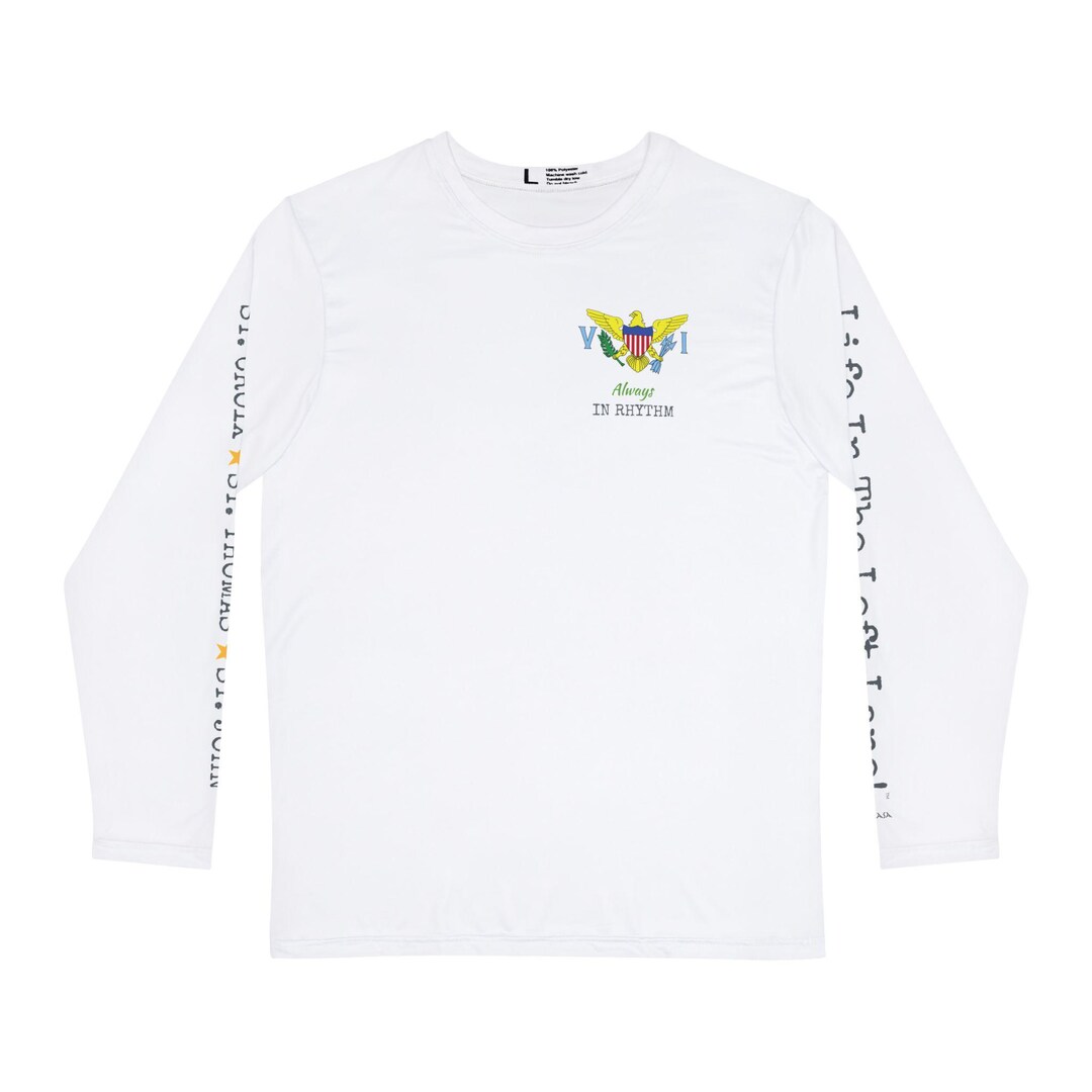 U.S. Virgin Islands Men's Performance Long Sleeve Shirt - Etsy
