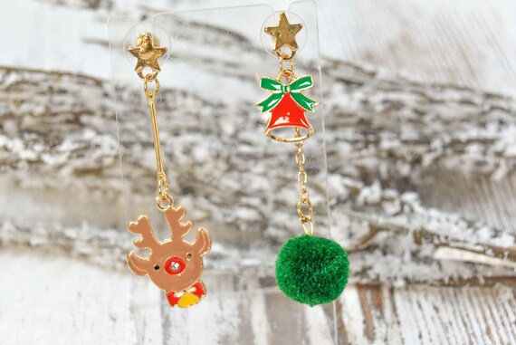 Christmas earrings asda store