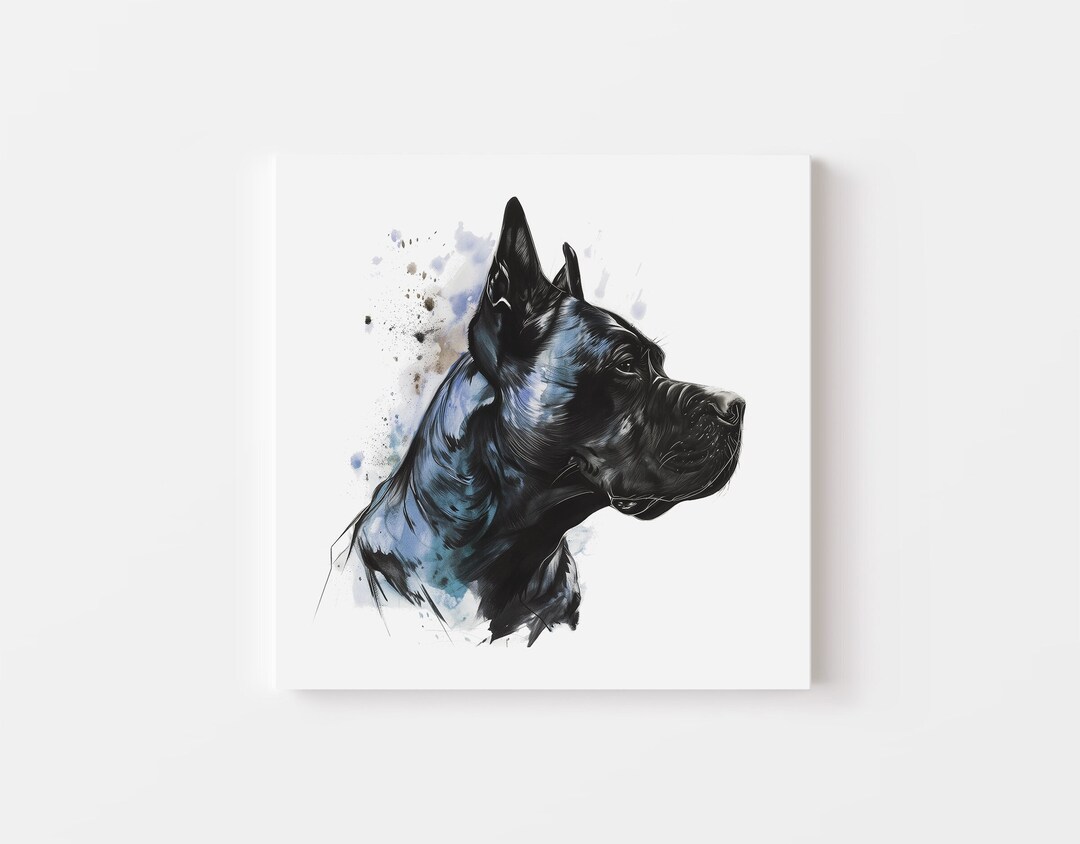 Cane Corso, Mastiff, Watercolour Art, 5 Image Bundle, Cane Corso ...