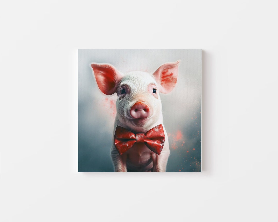 Cute Piglet Watercolour, Piglet Print, Piglet Download, Cute Piglet ...