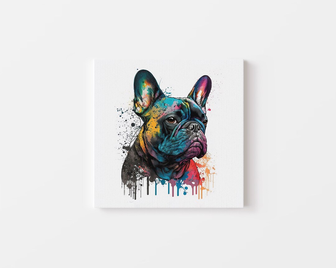 French Bulldog Watercolour, French Bulldog, Watercolour Bulldog ...