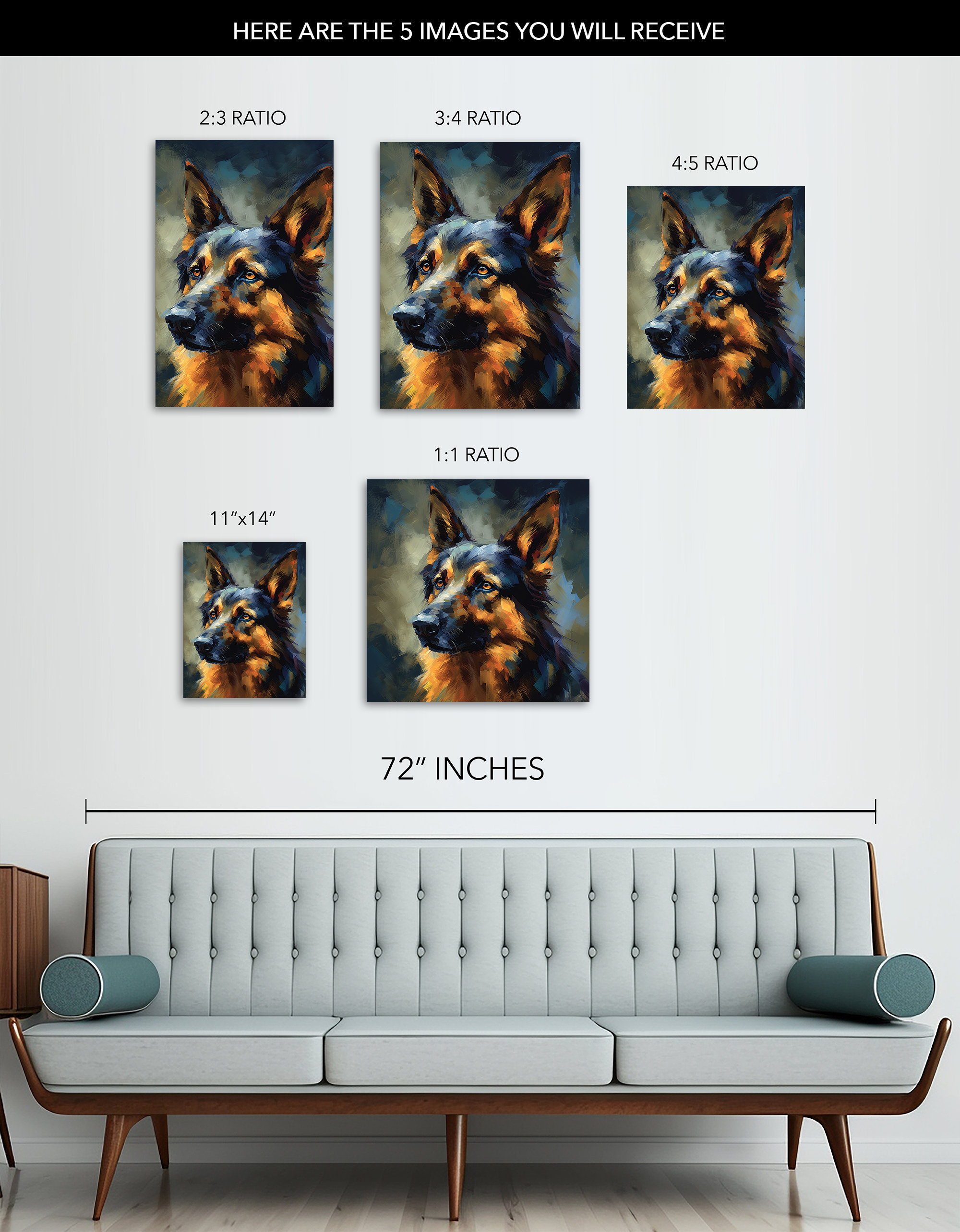 German Shepherd Art, German Shepherd Print, German Shepherd, German ...
