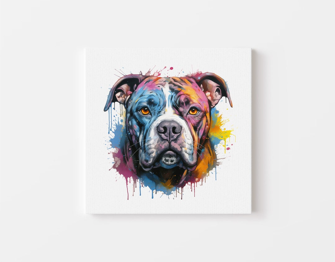 American Bulldog Bundle, American Bulldog Art, American Bulldog Print ...