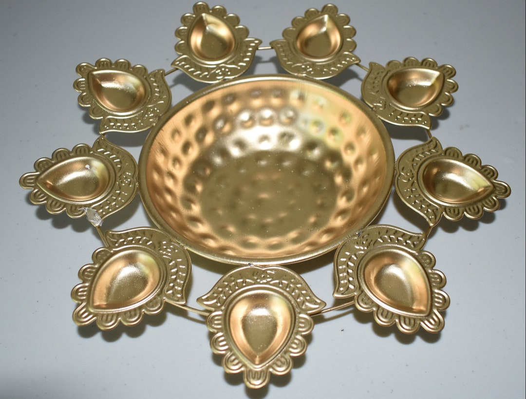 Diya Urli Bowl With the Auspicious Om Symbol Small - Etsy