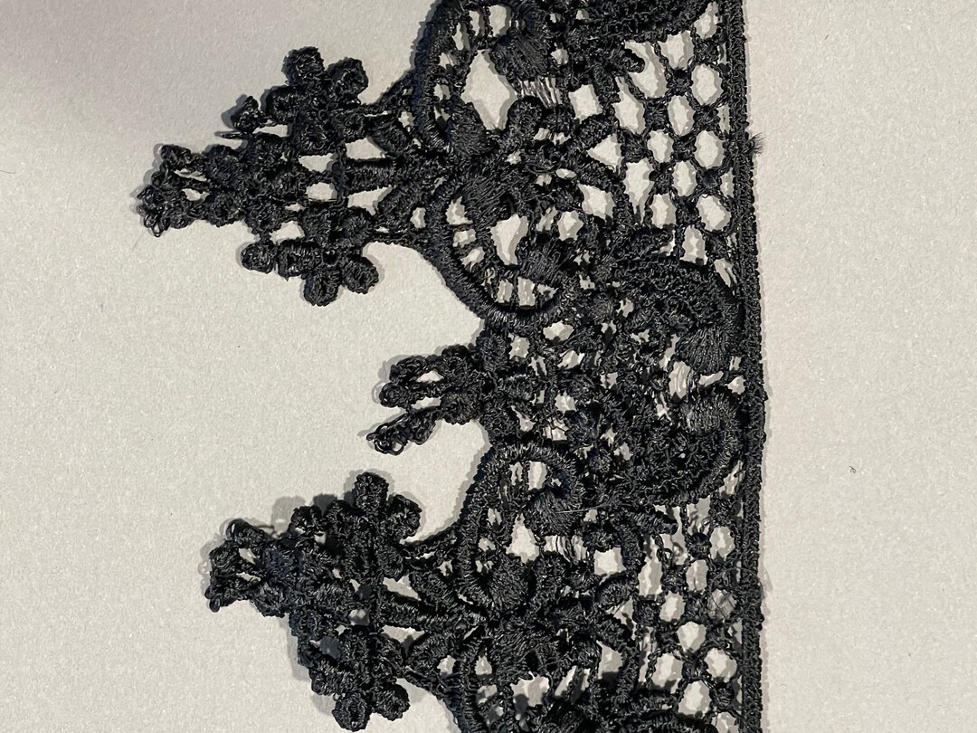 Vintage Black Lace - Etsy