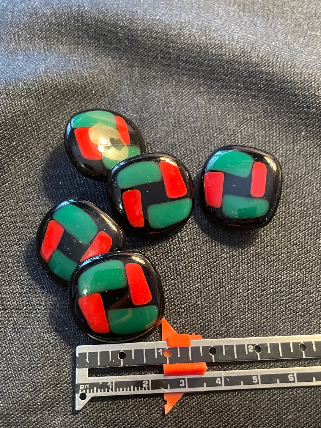 Vintage Custom Made Buttons - Etsy