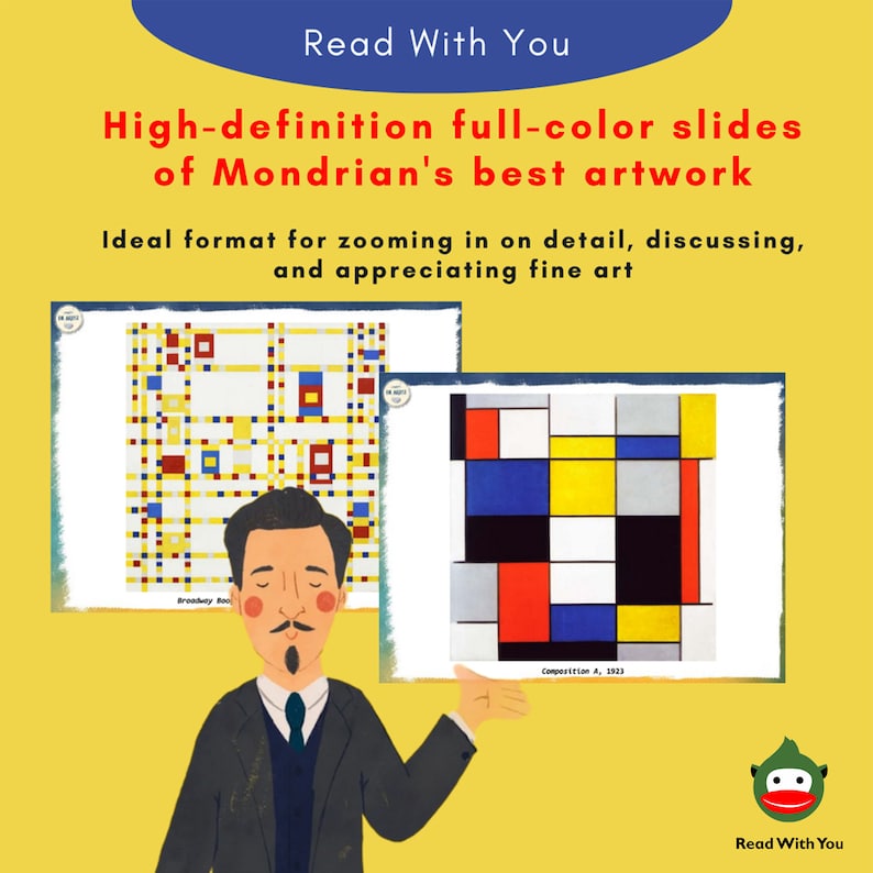 Piet Mondrian Artist Exploration Kit for Children | Modern Abstract Art ...