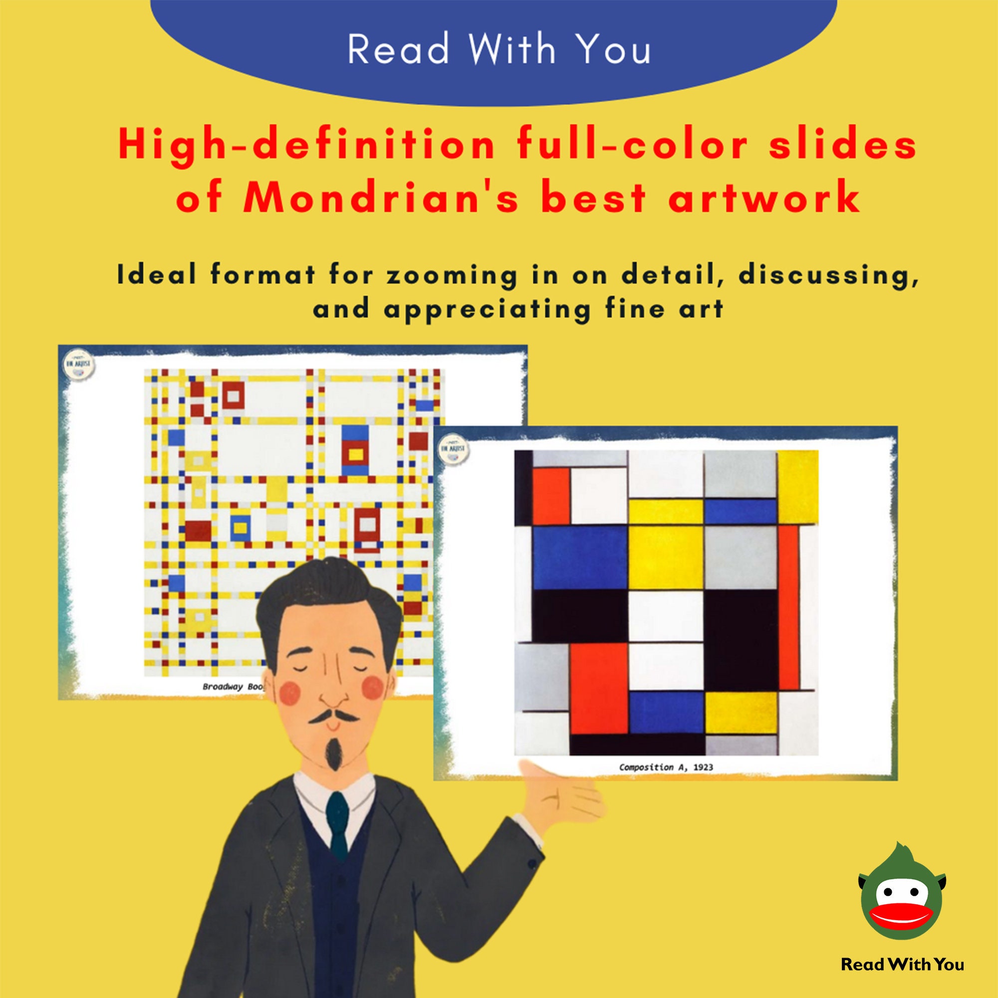 Piet Mondrian Artist Exploration Kit for Children | Modern Abstract Art ...