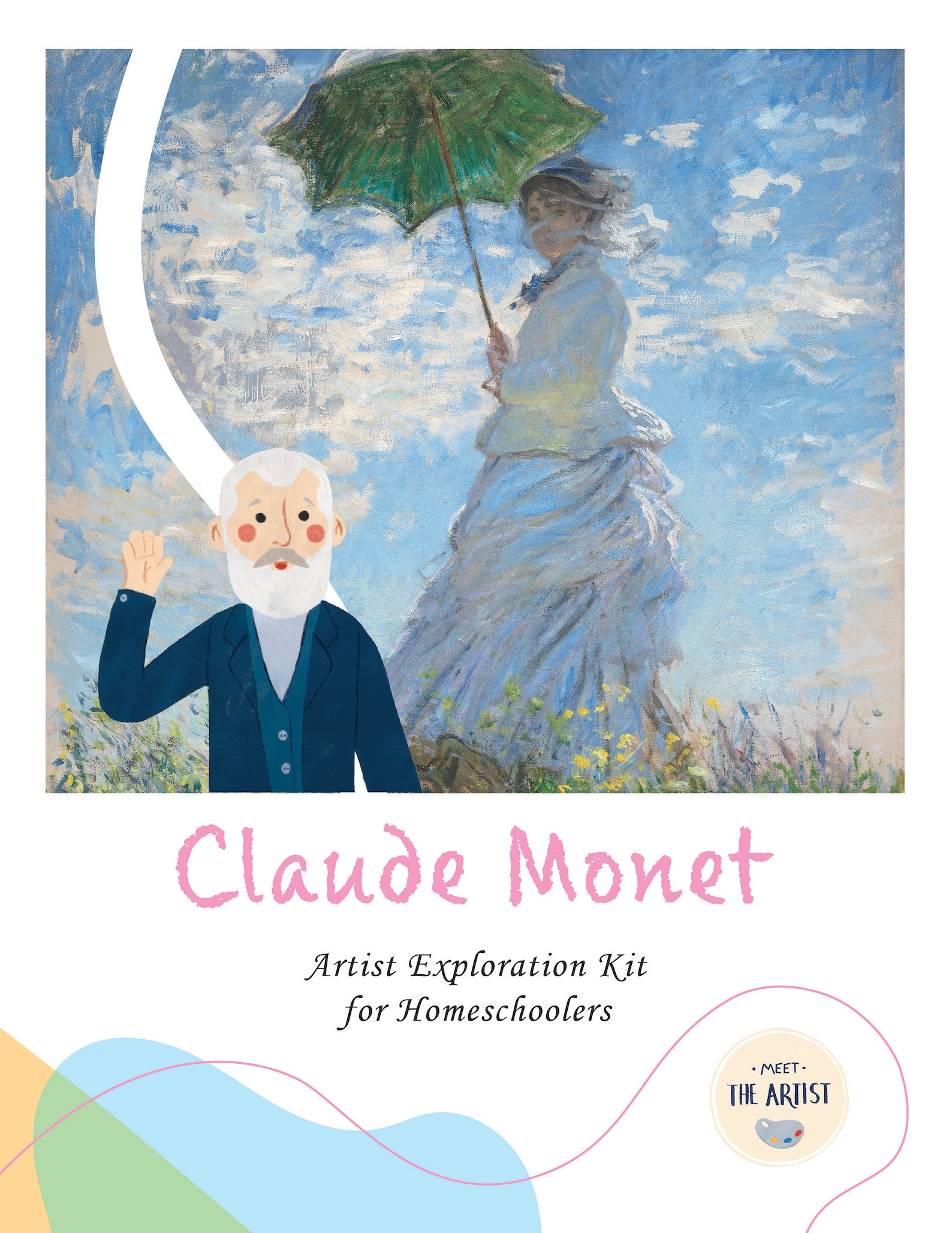 Claude Monet Art Exploration Kit: Lesson Plans & Printables (PDF ...