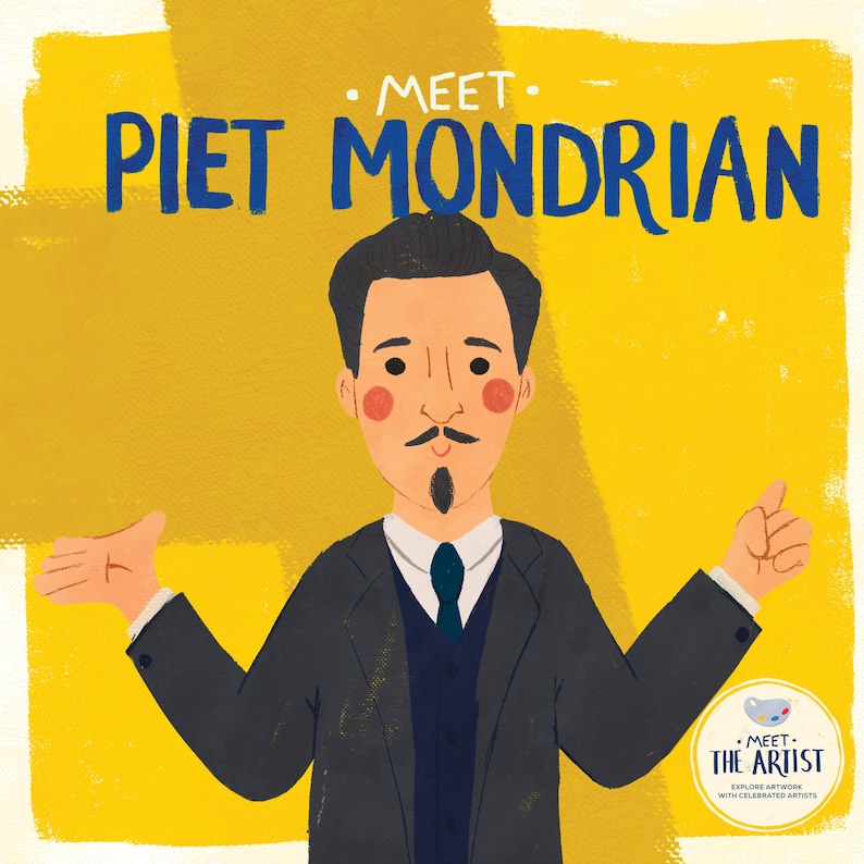 Meet Piet Mondrian (meet the Artist) - Etsy