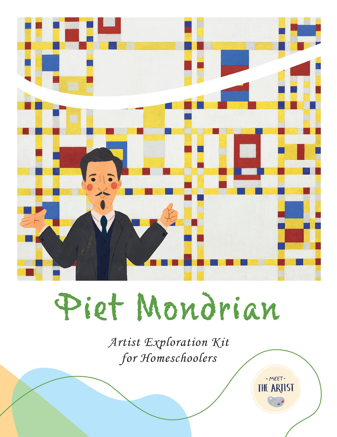 Piet Mondrian Artist Exploration Kit for Children | Modern Abstract Art ...
