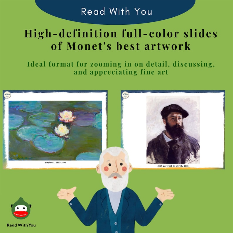 Claude Monet Art Exploration Kit: Lesson Plans & Printables (PDF ...