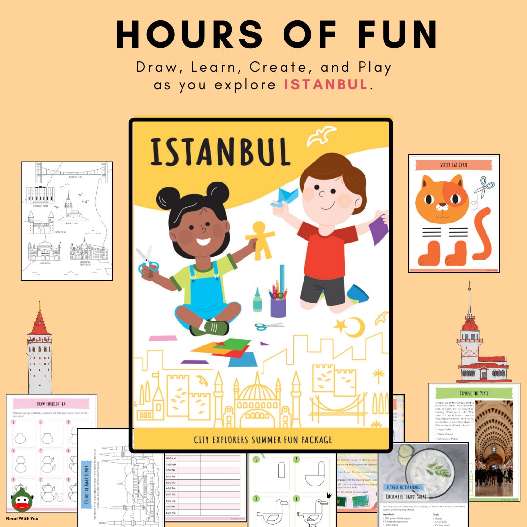 Istanbul, Turkey Activity Pack | Ultimate Classroom and Vacation Fun ...