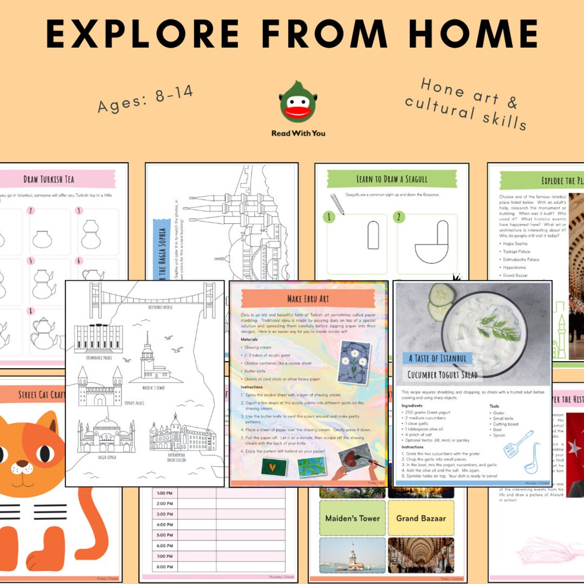 Istanbul Activity Pack: Kids' Travel Games, Crafts, and Recipes (PDF ...