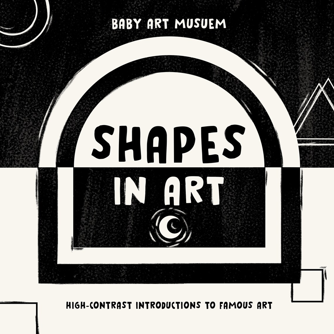 High-contrast Shapes in Art Board Book: Baby Art Museum Series - Etsy