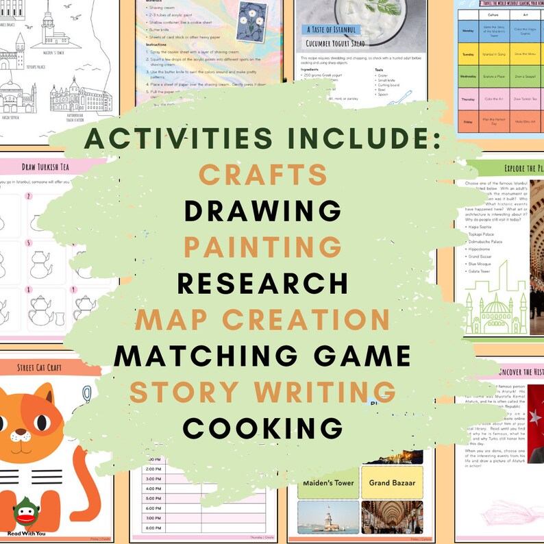Istanbul Activity Pack: Kids' Travel Games, Crafts, and Recipes (PDF ...