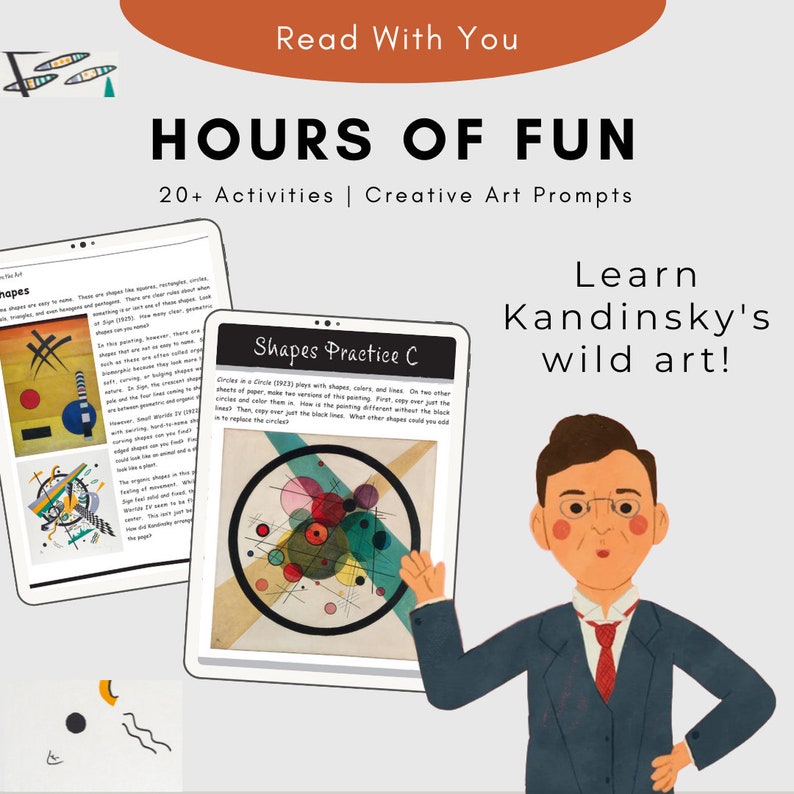 Wassily Kandinsky Art Kit | Astounding Abstract Art | Art Lesson Plans ...