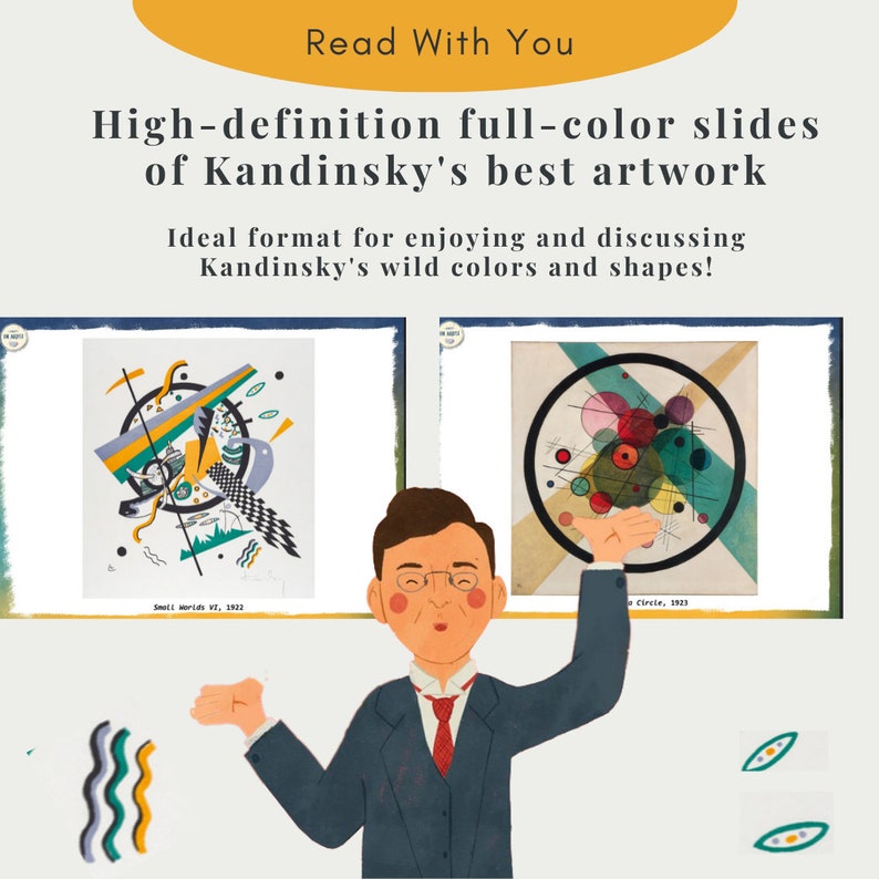 Kandinsky Art Lesson Kit: Abstract Art Activities & Printables (PDF ...