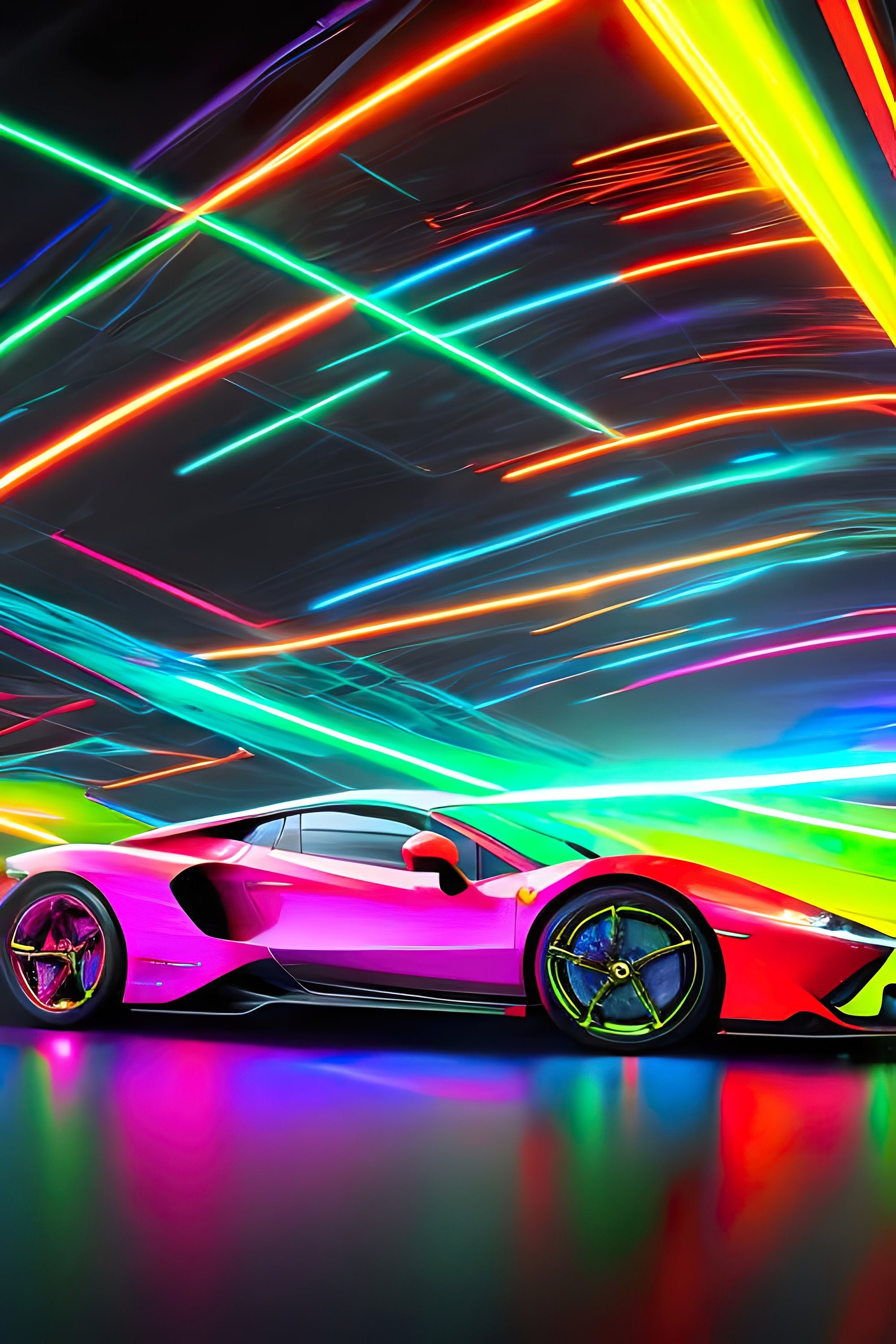 Ferrari Digital Art Digital Art Cars - Etsy