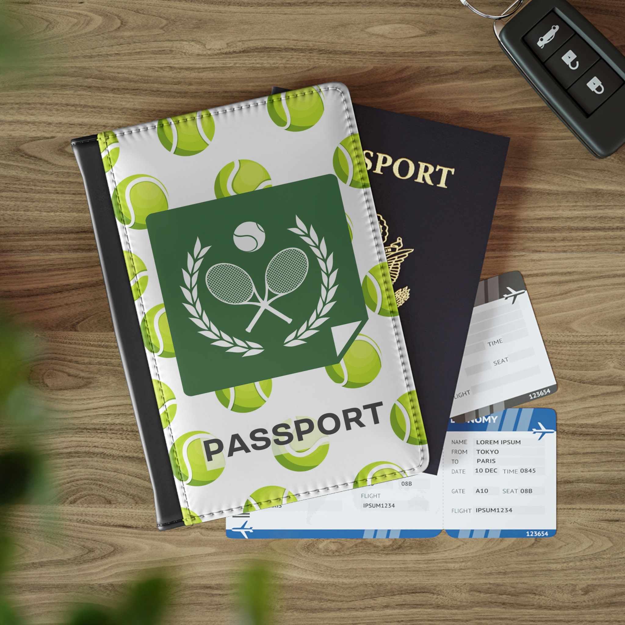 Tennis Ball Passport Book Cover - Etsy