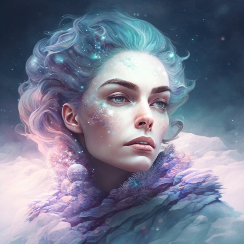 Enchanting Goddesses Celestial Women Digital Art Collection - Etsy