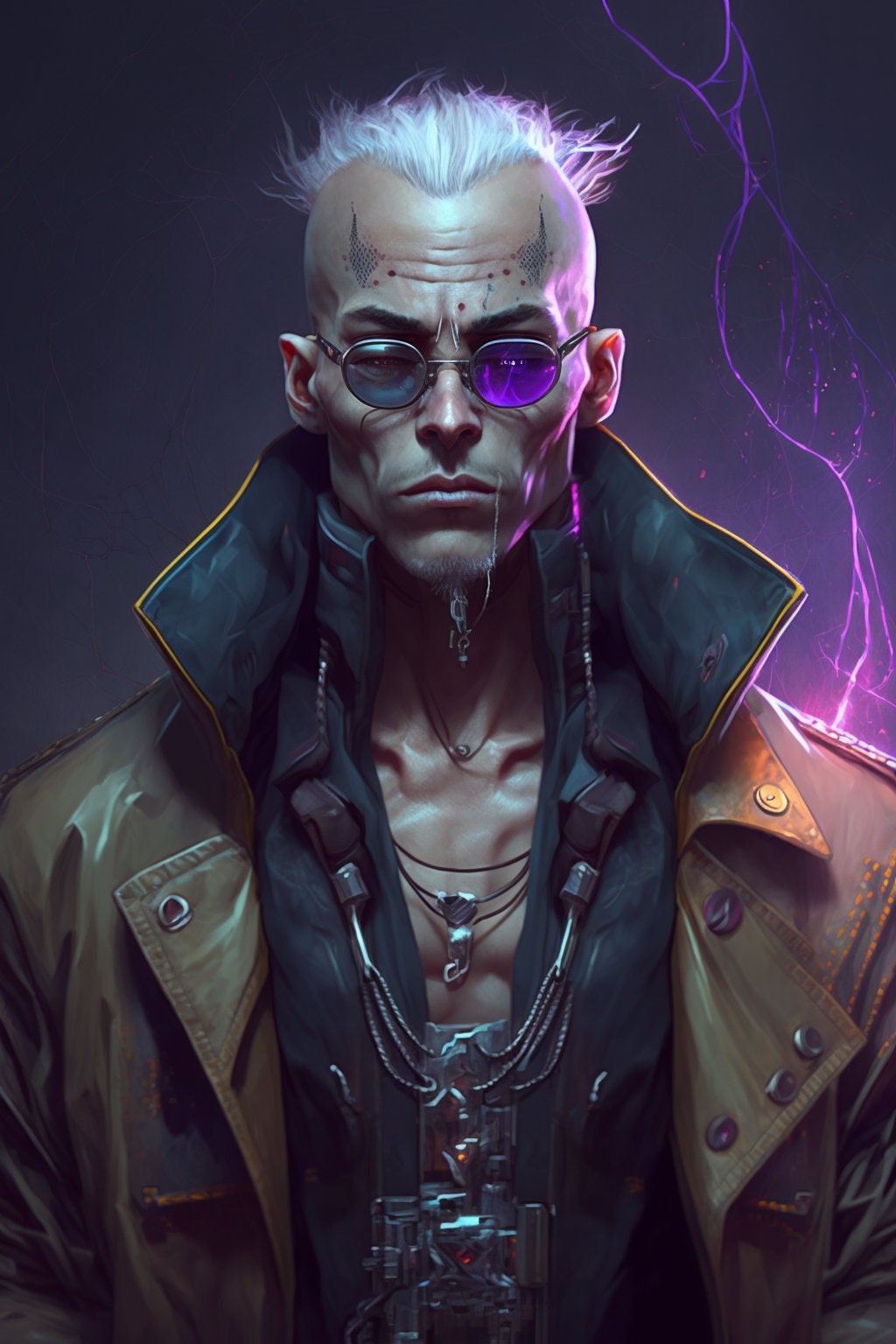 Cyberpunk Witcher Poster - Etsy