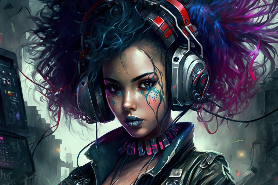 Cyberpunk DJ - Etsy