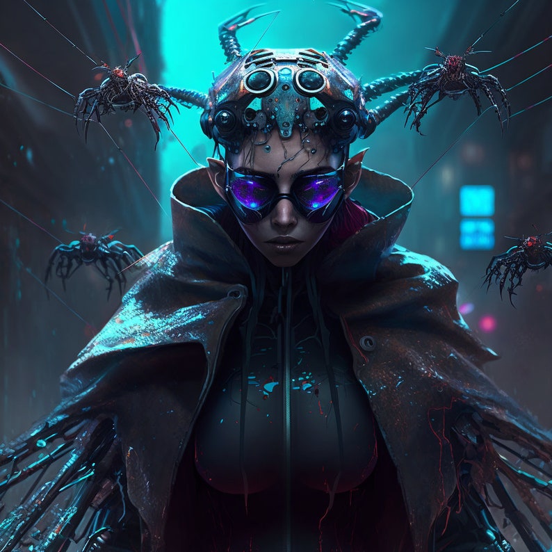 Cyberpunk Spider Collection - Etsy