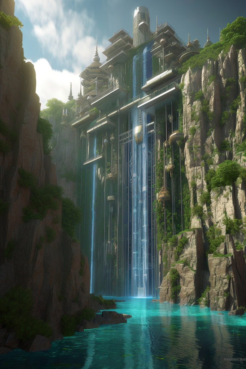 Solarpunk Digital Artwork Collection (Instant Download) - Etsy