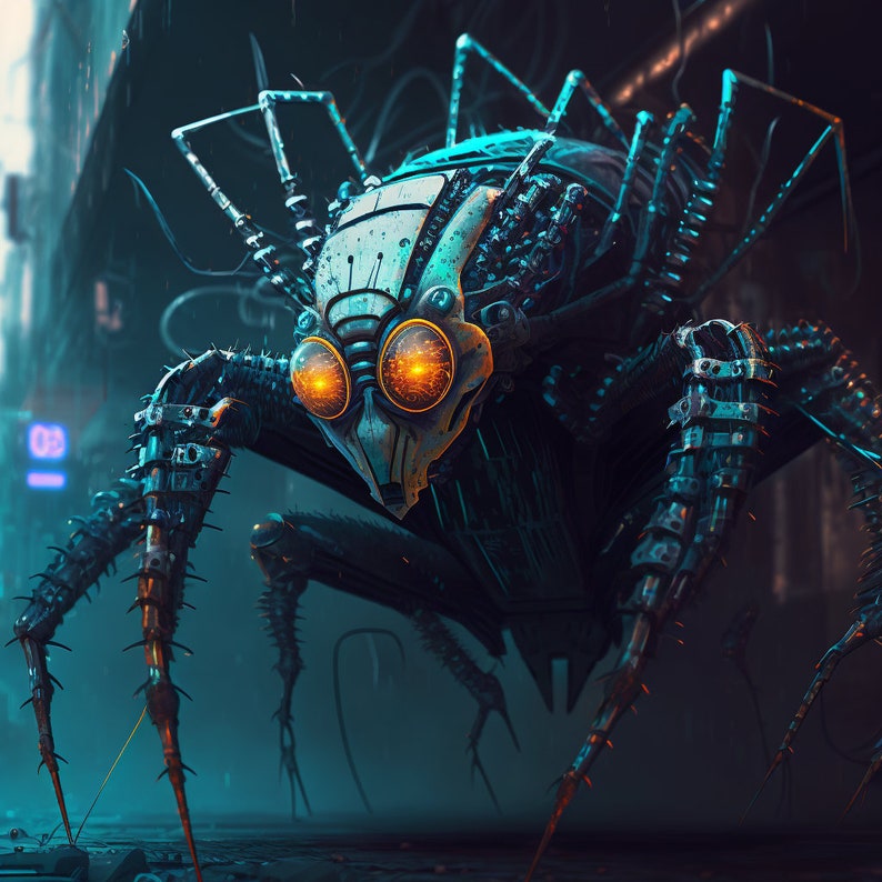 Cyberpunk Spider Collection - Etsy