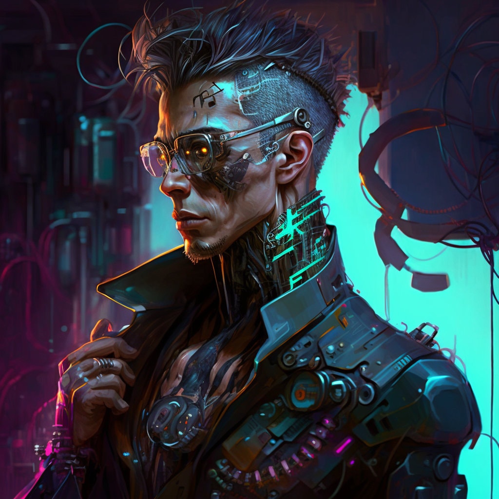 Cyberpunk Man Art