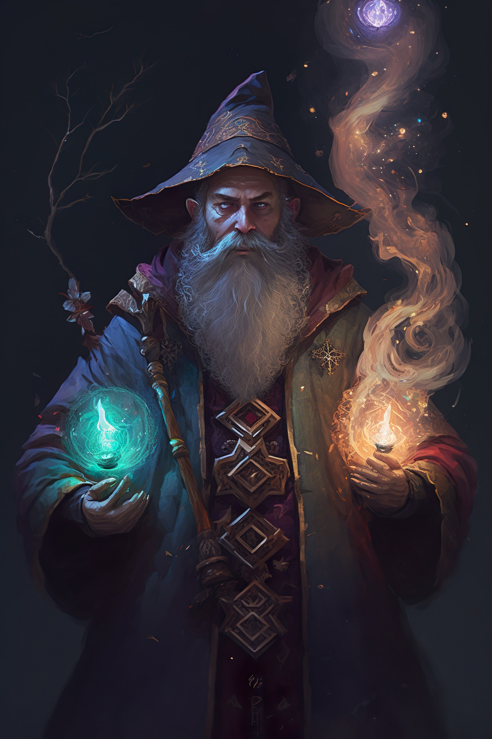 Dungeons and Dragons Wizards, Priests and Bards - Etsy