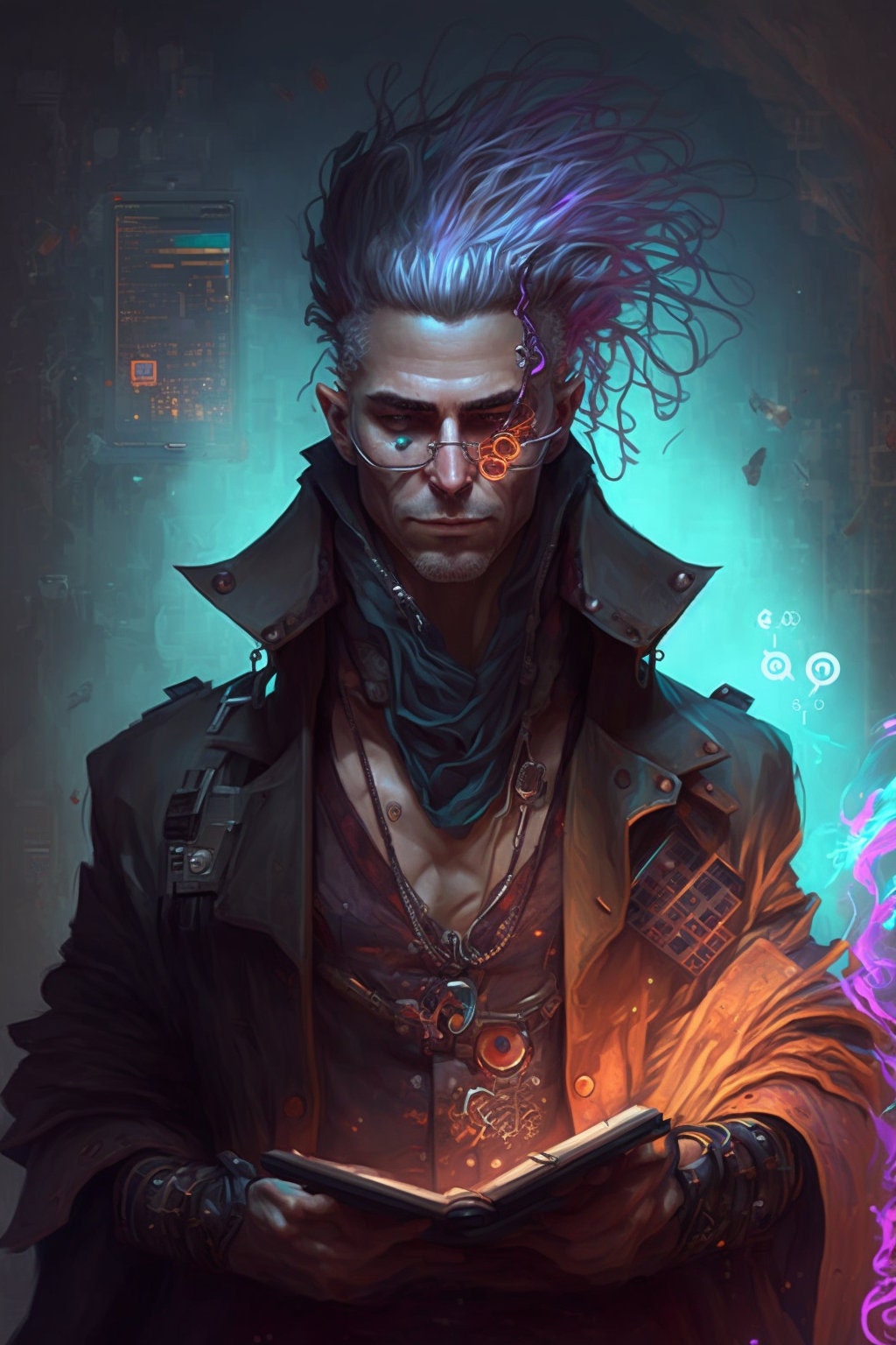 Cyberpunk Mage Collection - Etsy