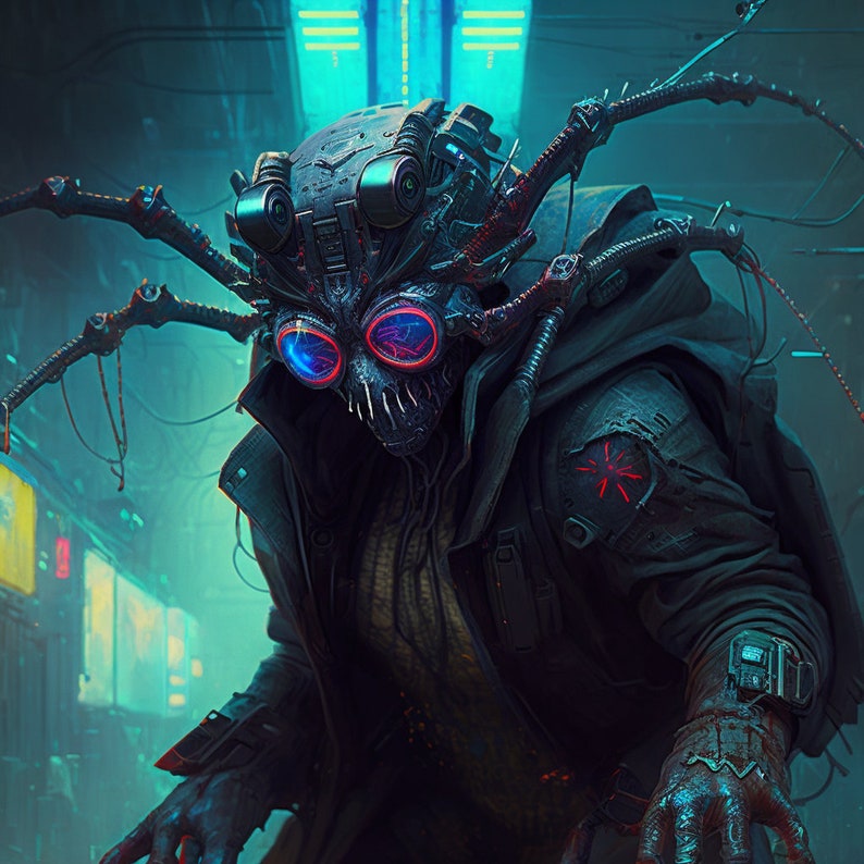 Cyberpunk Spider Collection - Etsy