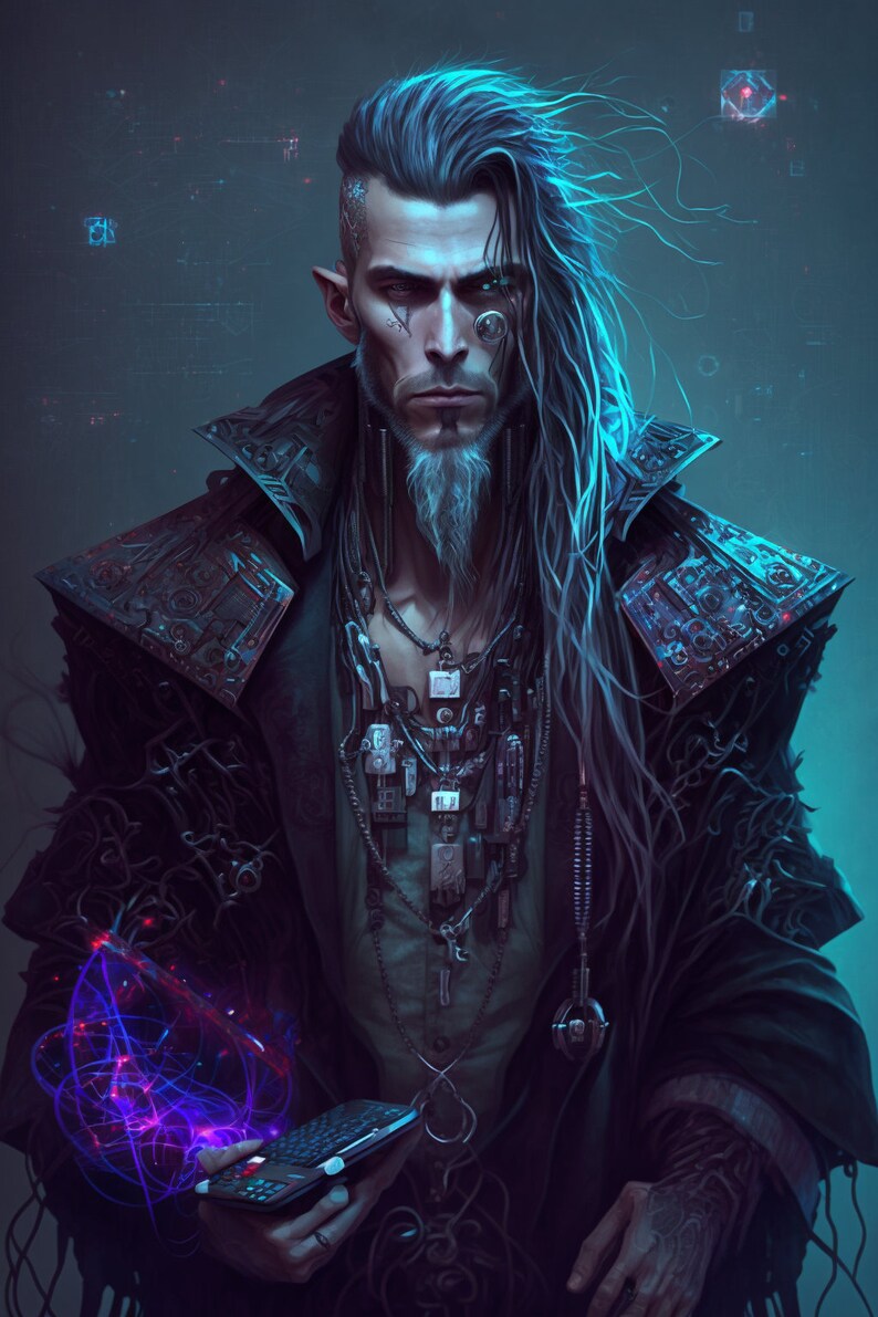 Cyberpunk Mage Collection - Etsy