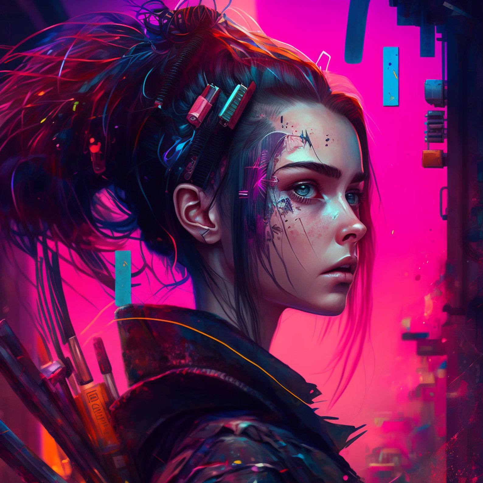 Cyberpunk Color Collection - Etsy