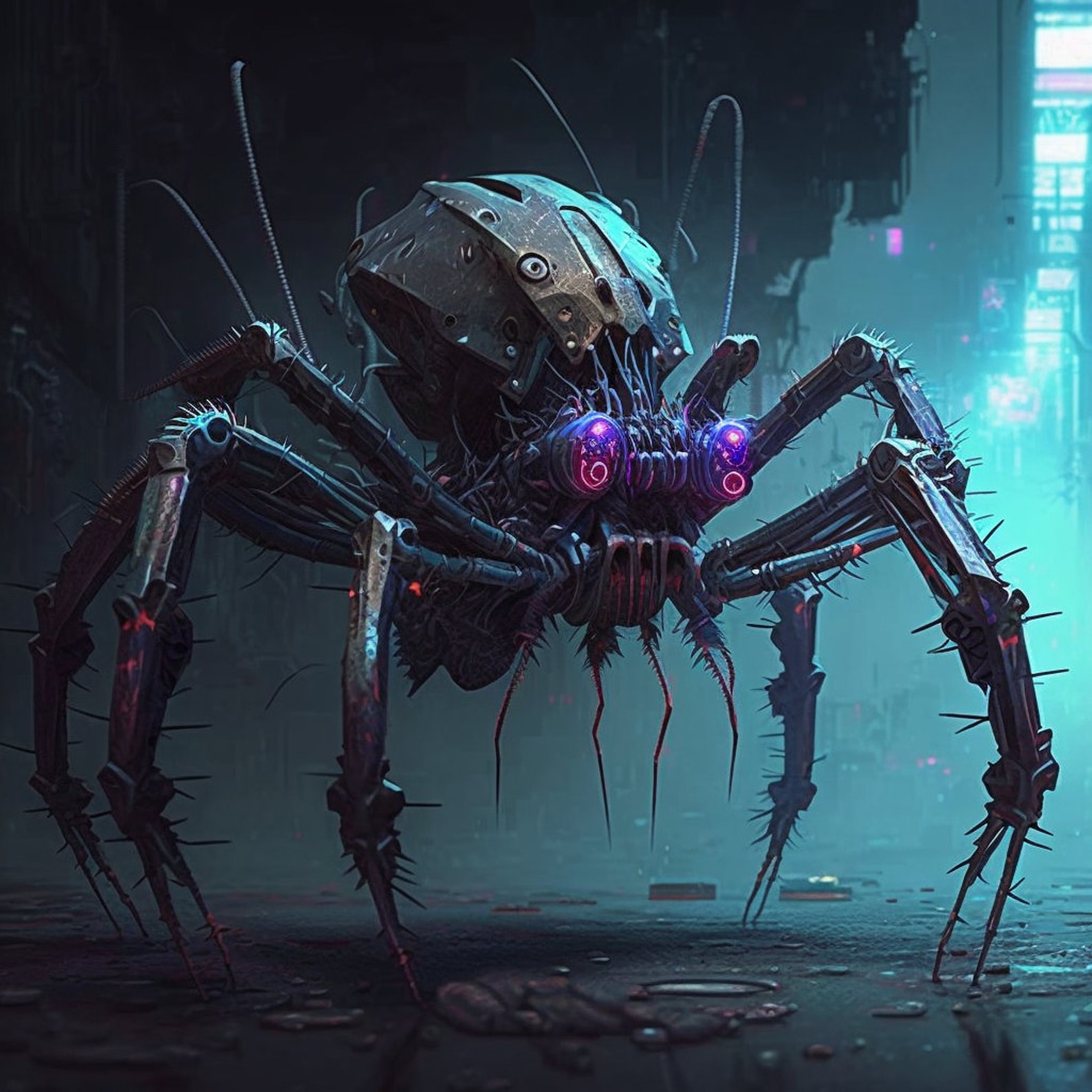 Cyberpunk Spider Collection - Etsy